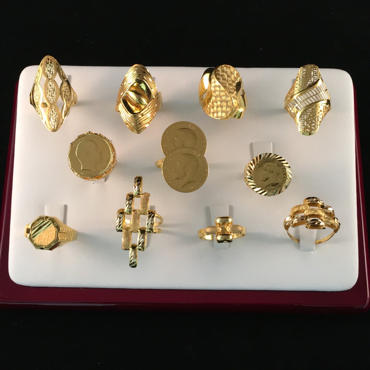 21K Gold Ring - Elite Jewelers